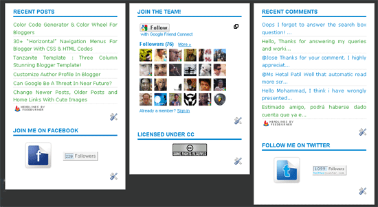 3 Column Blogger Templates